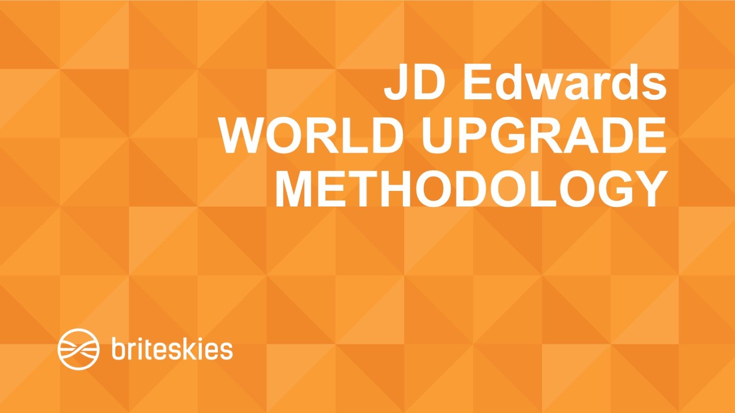 Briteskies JD Edwards World Upgrade Success Story